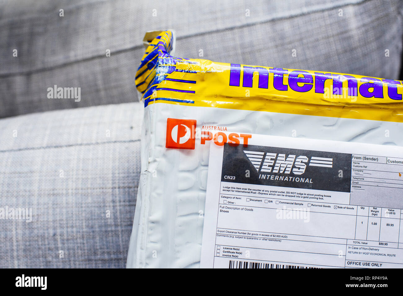 Large Parcel Delivery Stock Photos & Large Parcel Delivery Stock Images ...