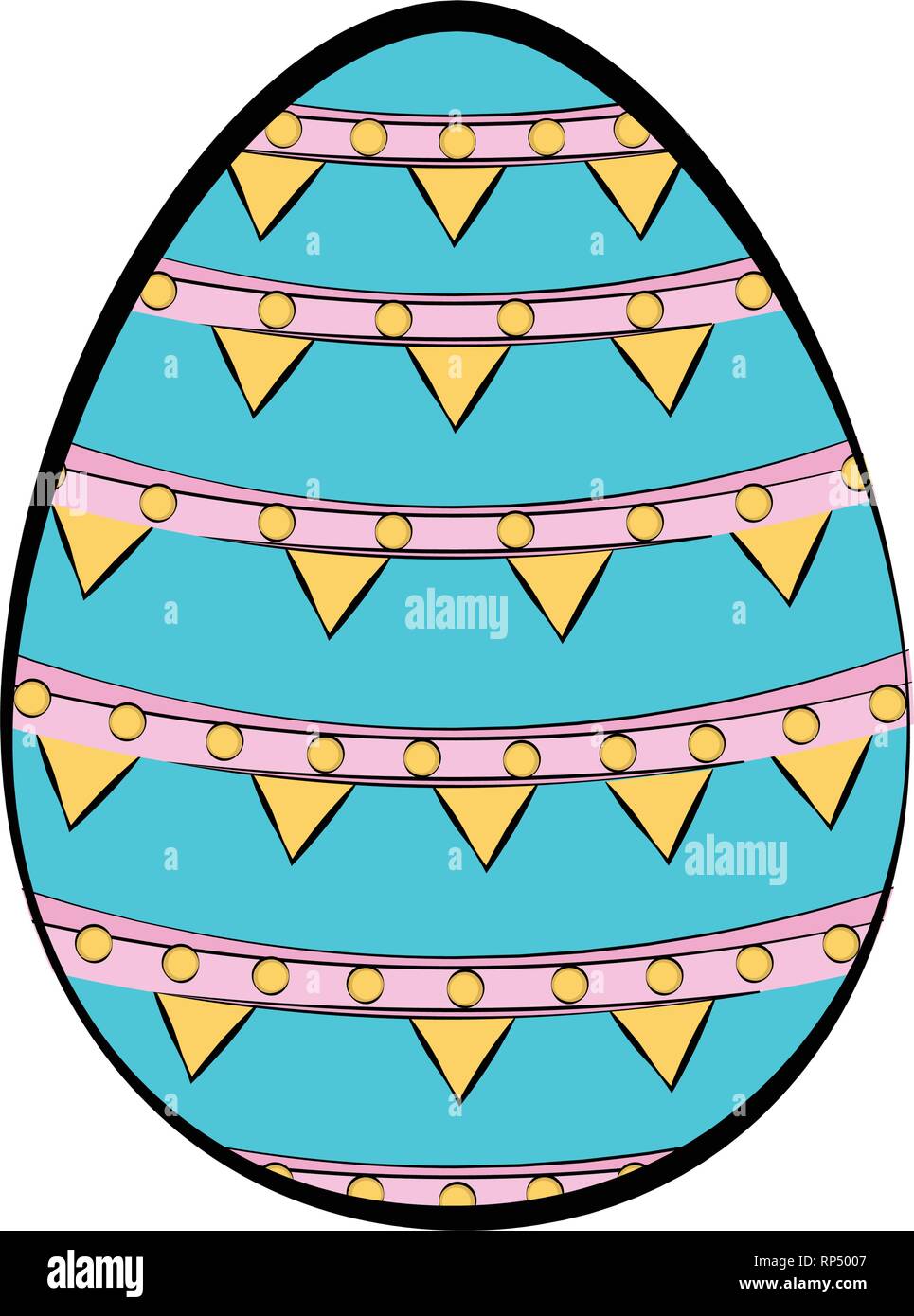 Colored easter egg Stock Vector Image & Art - Alamy