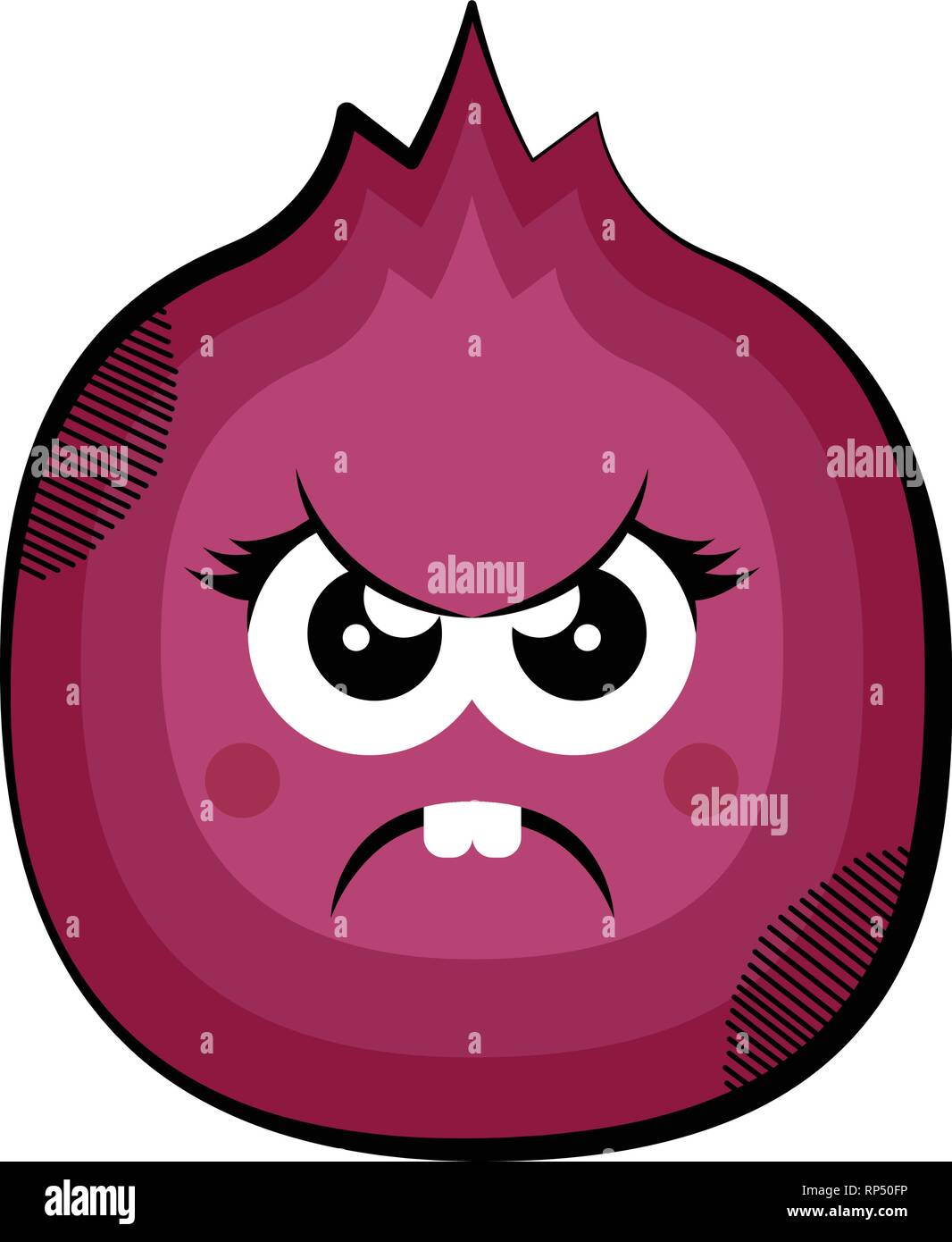 Angry beet cartoon. Colored sketch Stock Vector Image & Art - Alamy