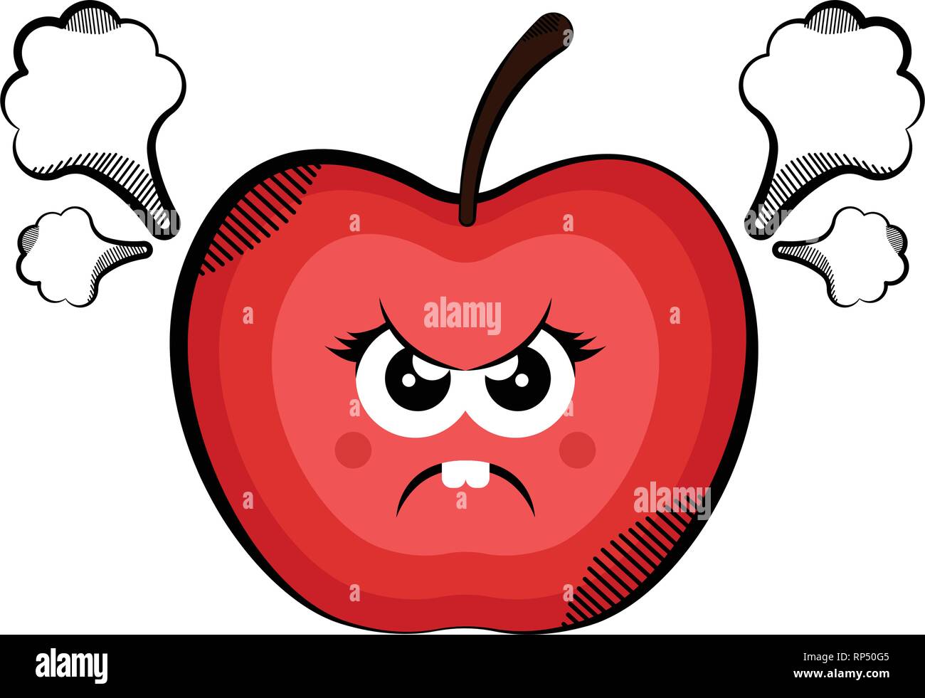 Angry apple cartoon. Colored sketch Stock Vector Image & Art - Alamy Angry apple cartoon. Colored sketch Stock Vector Image & Art - Alamy