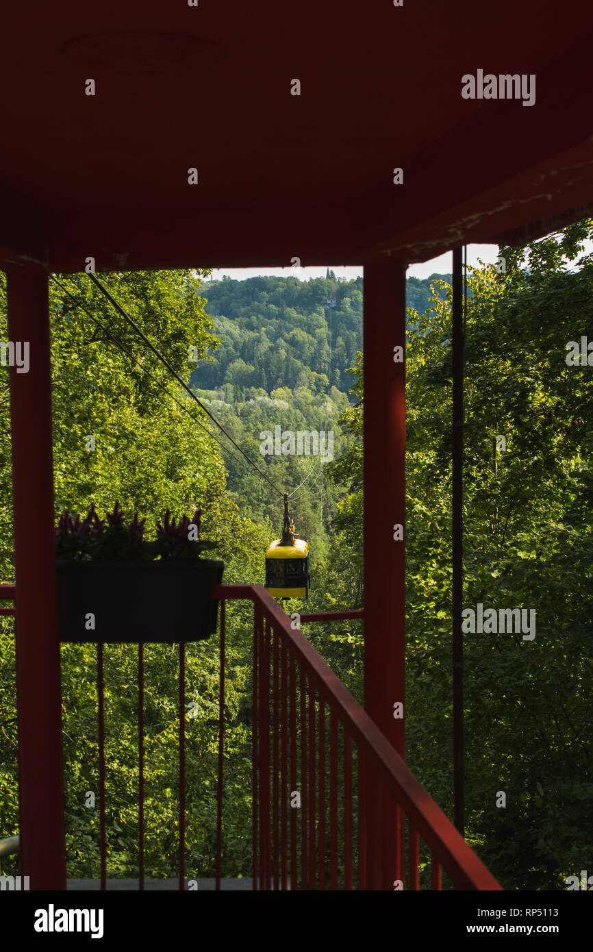 Cable car near turaida castle hi-res stock photography and images - Alamy