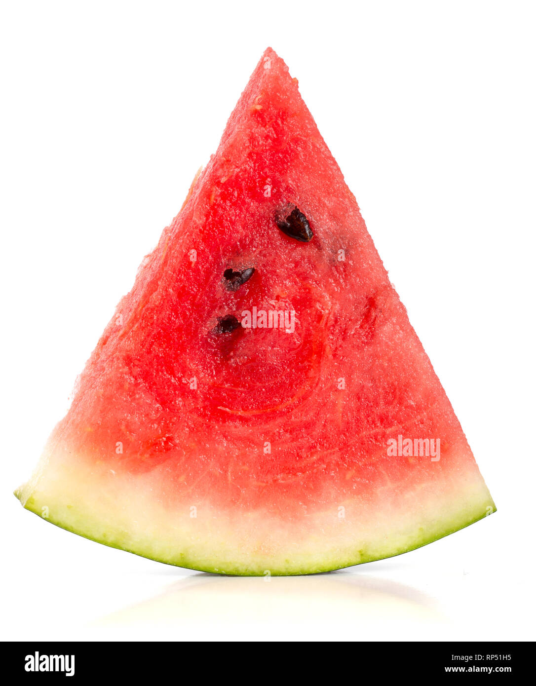 Sliced of watermelon isolated on white background Stock Photo - Alamy