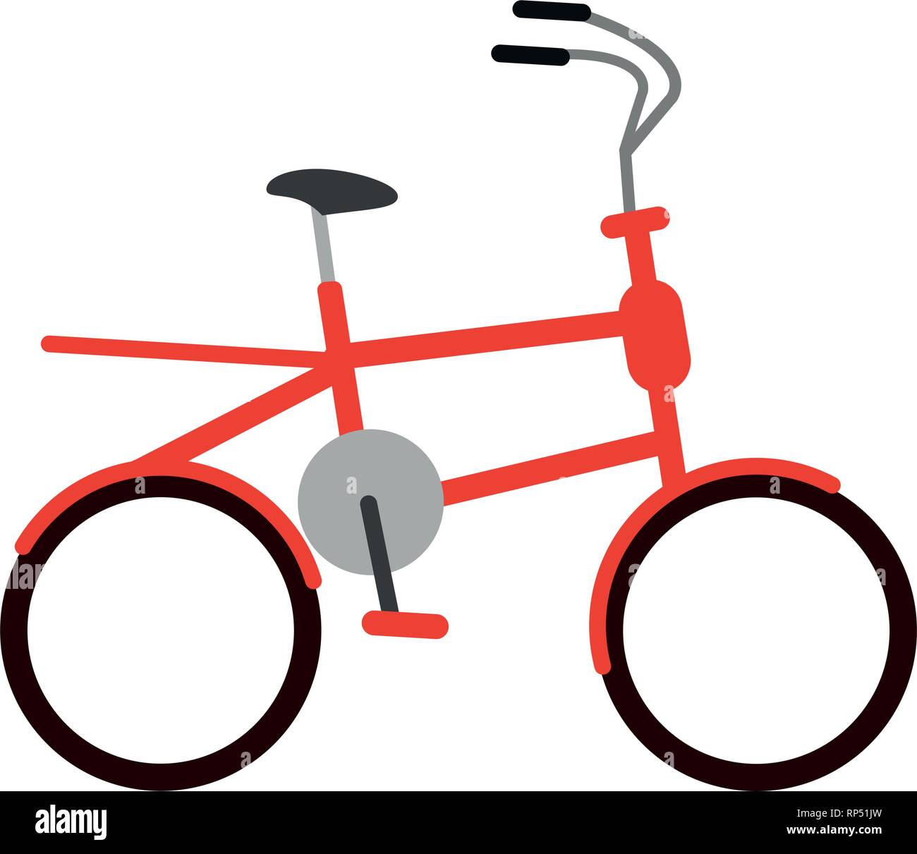 kids bicycle vehicle symbol Stock Vector Image & Art - Alamy