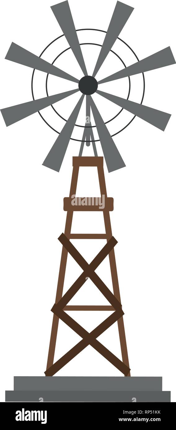 farm windmill symbol Stock Vector Image & Art - Alamy