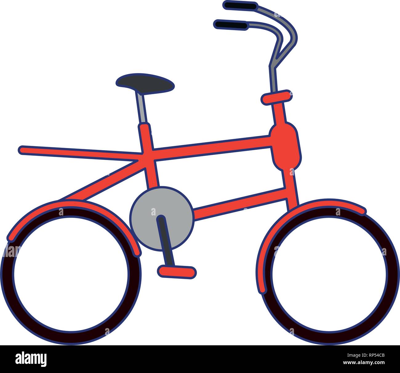 kids bicycle vehicle symbol Stock Vector Image & Art - Alamy