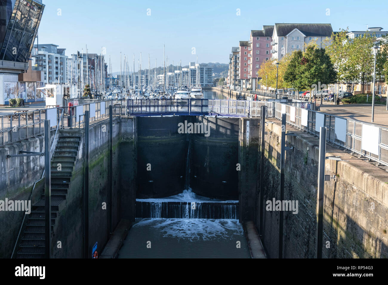 Entrance to portishead marina hi-res stock photography and images - Alamy