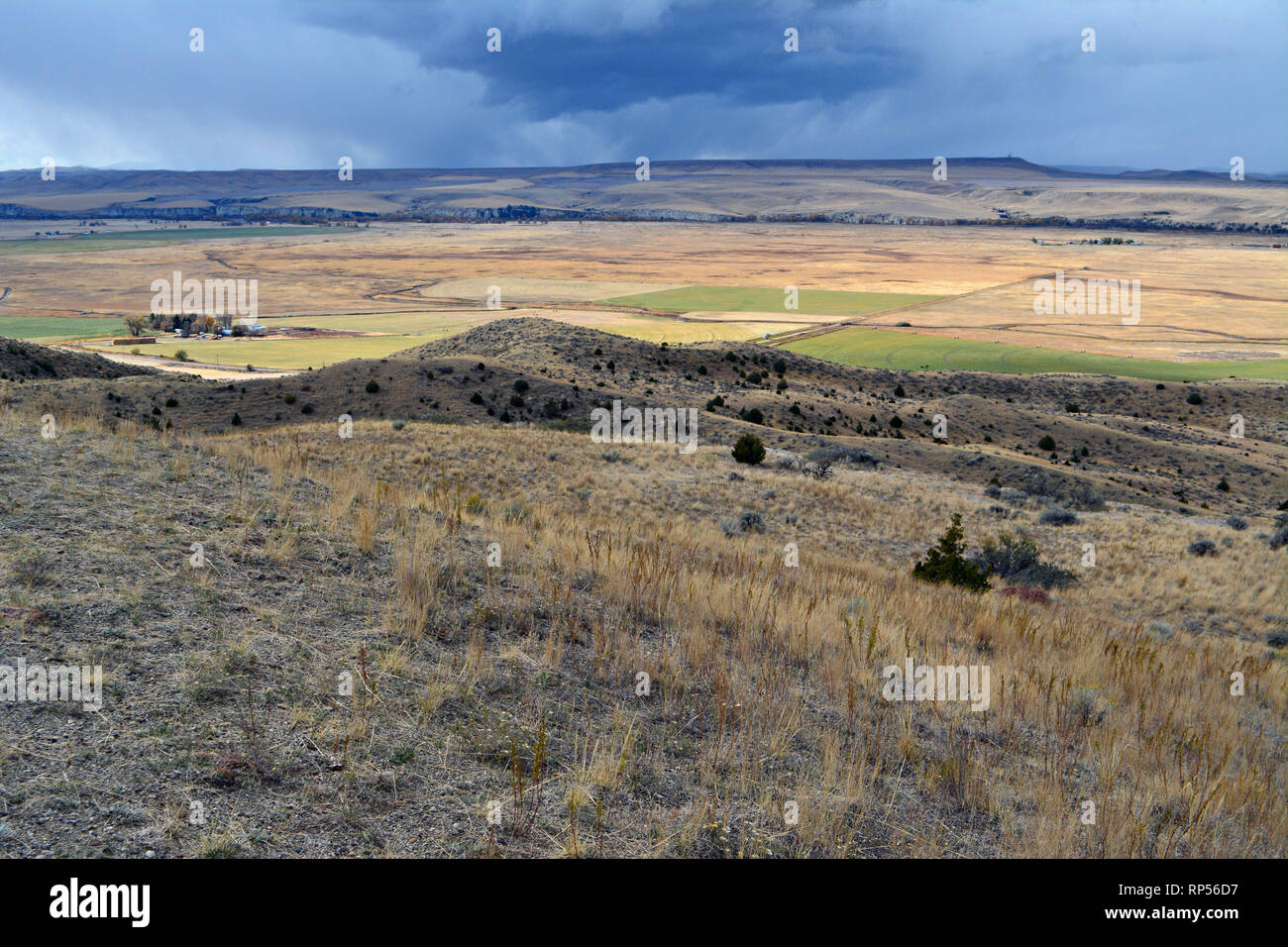 First Peoples Buffalo Jump State Park High Resolution Stock Photography ...