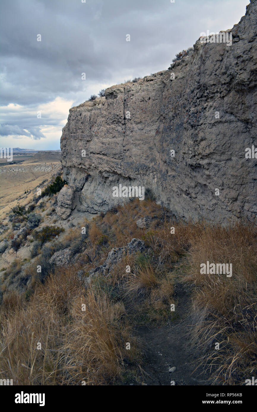 First Peoples Buffalo Jump State Park High Resolution Stock Photography ...