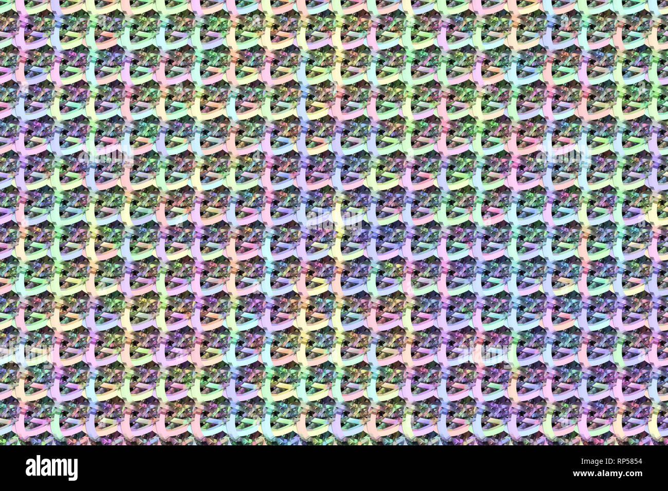 Geometric, string mats, CGI composition. For web page, wallpaper ...
