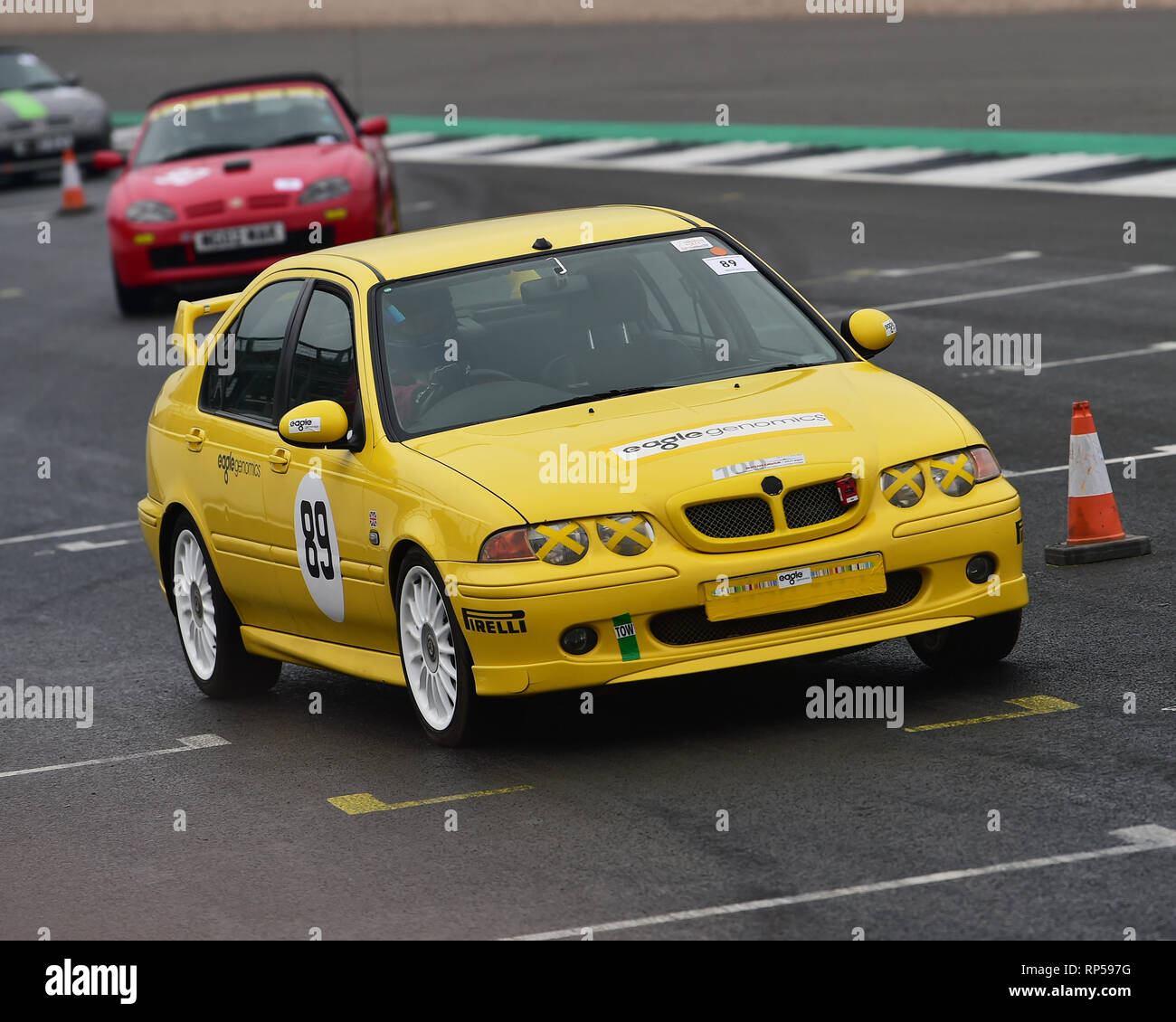 Daniel Stent, MG ZS, VSCC, Pomeroy Trophy, Silverstone, 16th February ...
