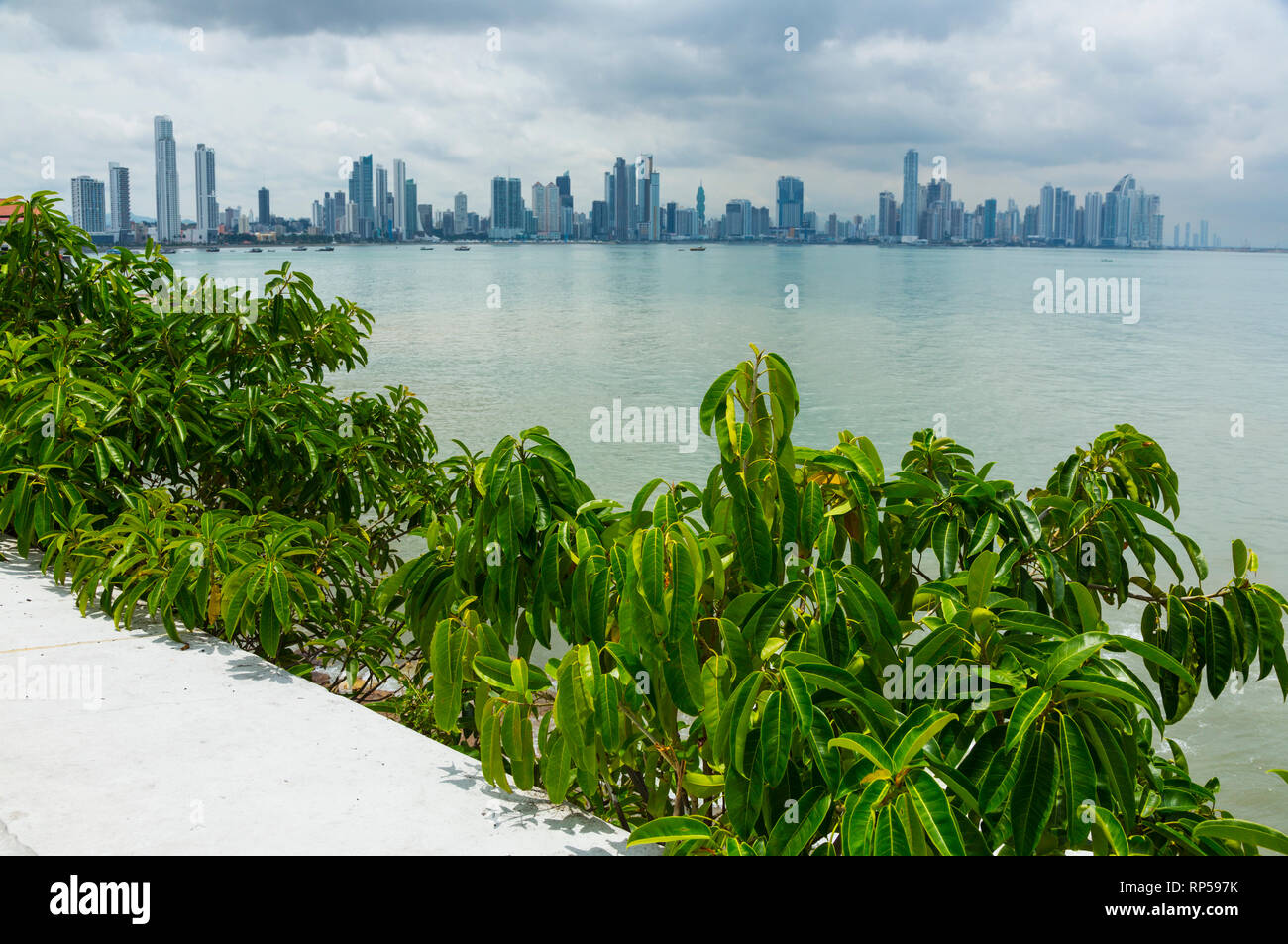 Esteban Huerta Seafront, Old Town, Panama City, Panama, Central America ...