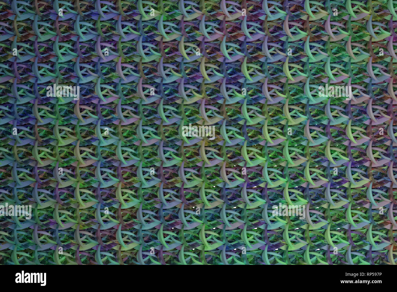 Geometric, string mats, CGI composition. For web page, wallpaper ...