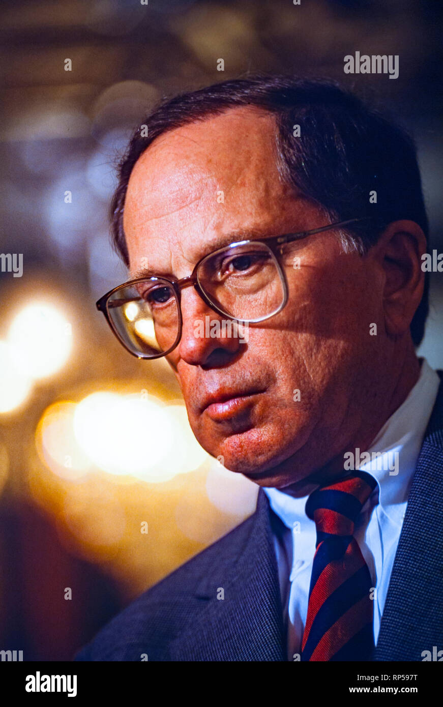 US Senator Sam Nunn of Georgia. Chairman of the Senate Armed Services ...