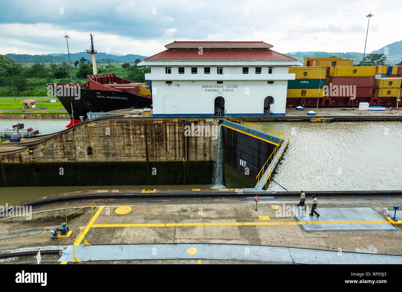 Panama Canal, Panama City, Panama, Central America, America Stock Photo ...