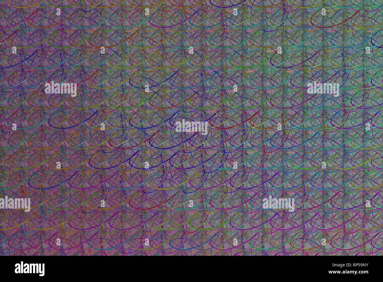 Geometric, string mats, CGI composition. For web page, wallpaper ...