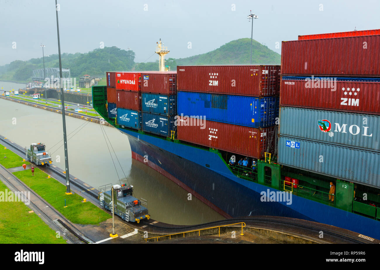 Panama Canal, Panama City, Panama, Central America, America Stock Photo ...