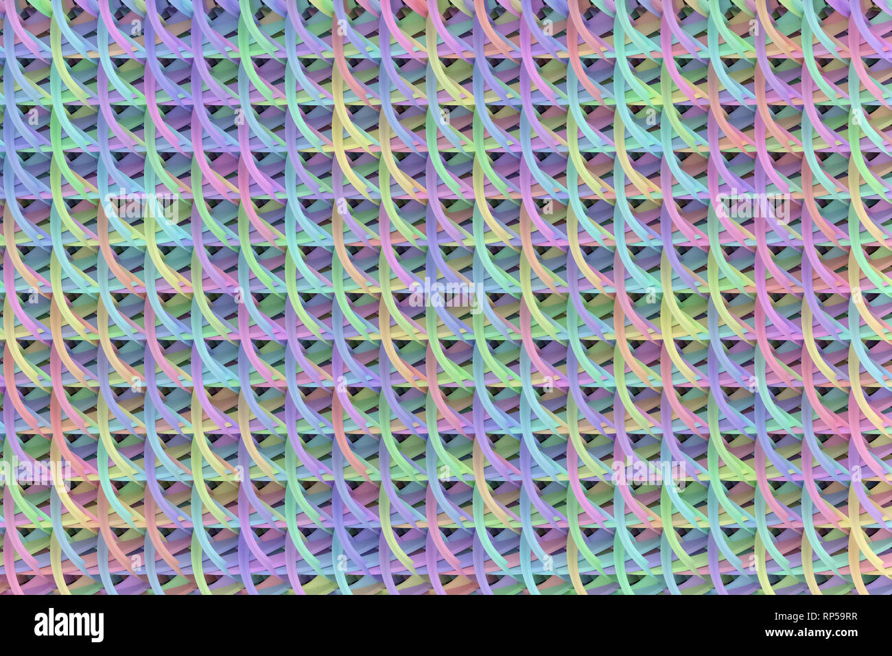 Geometric, string mats, CGI composition. For web page, wallpaper ...