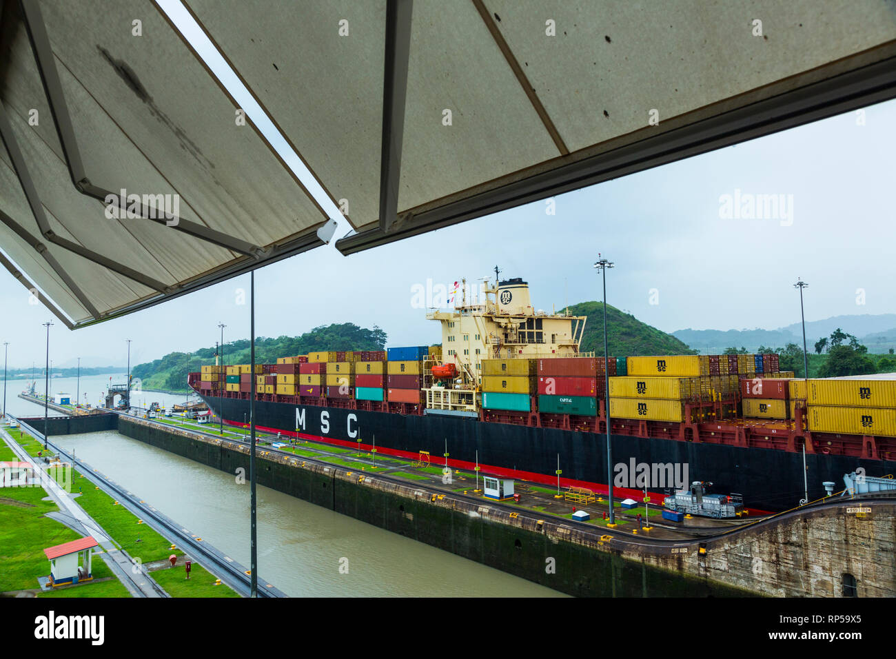 Panama Canal, Panama City, Panama, Central America, America Stock Photo ...