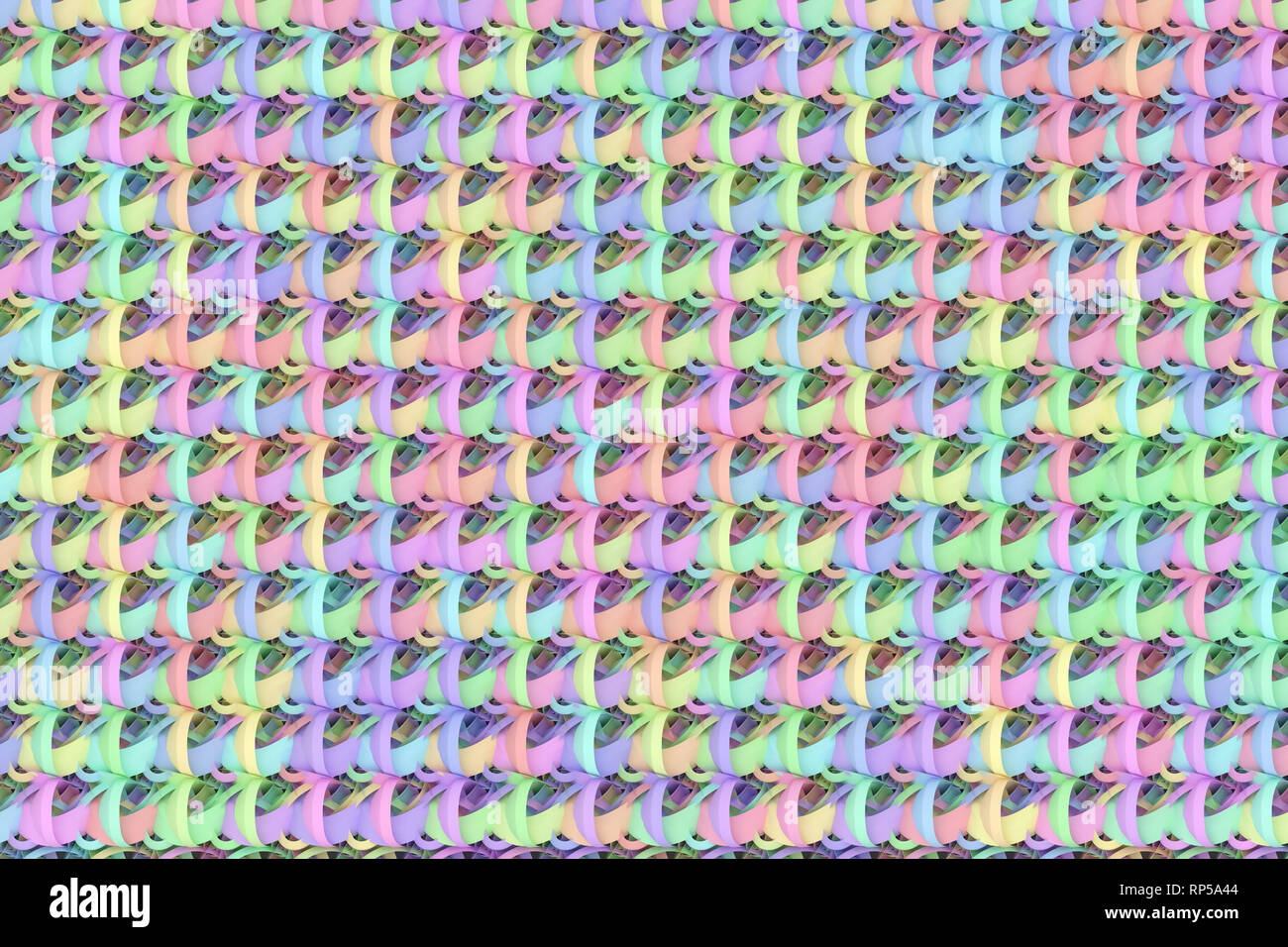 CGI composition, string mats geometric, for design texture or title ...