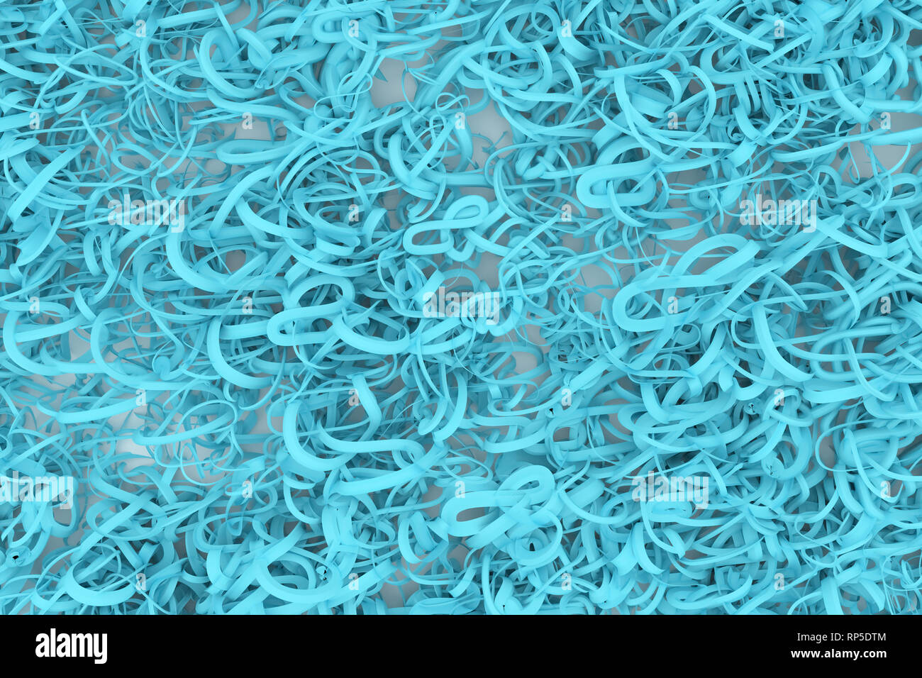 CGI composition, geometric, messy string. Decorative, illustrations ...