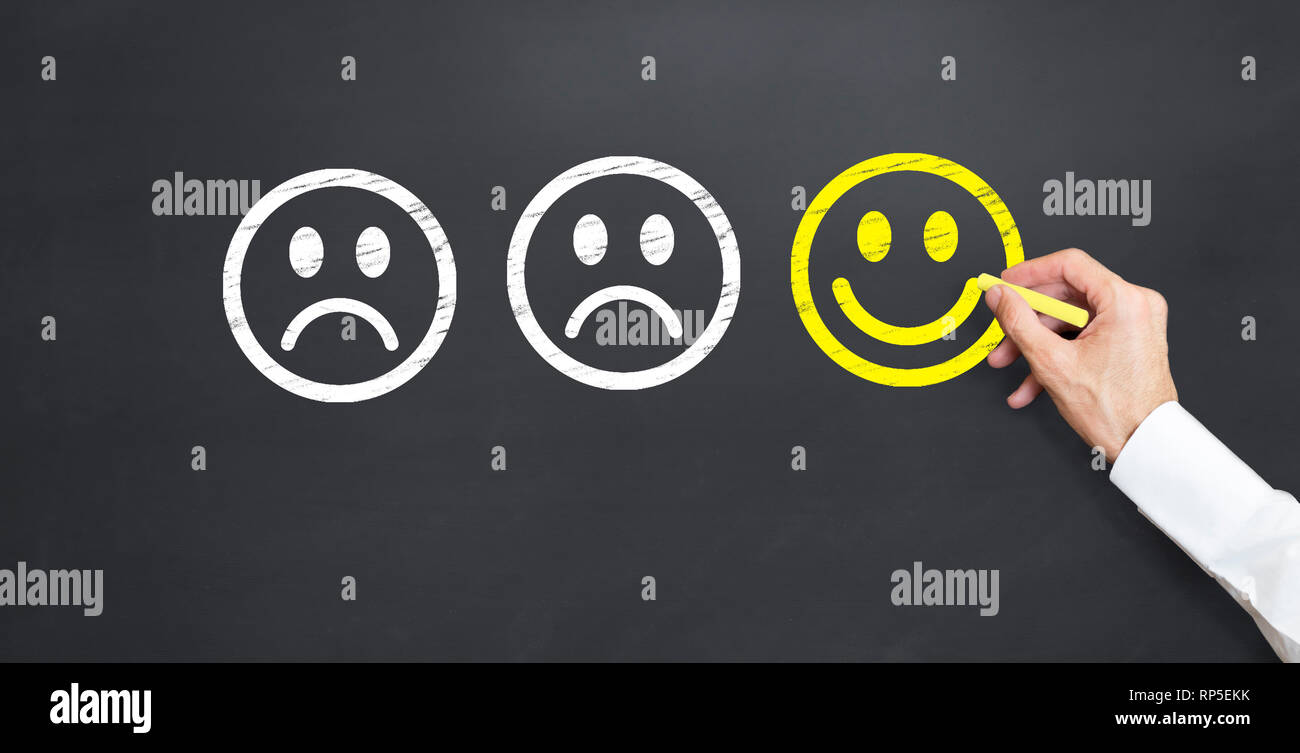 Customer satisfaction faces hi-res stock photography and images - Alamy
