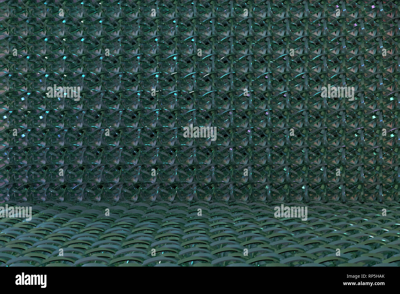 Geometric backdrop, string mat, CGI composition. For web page ...