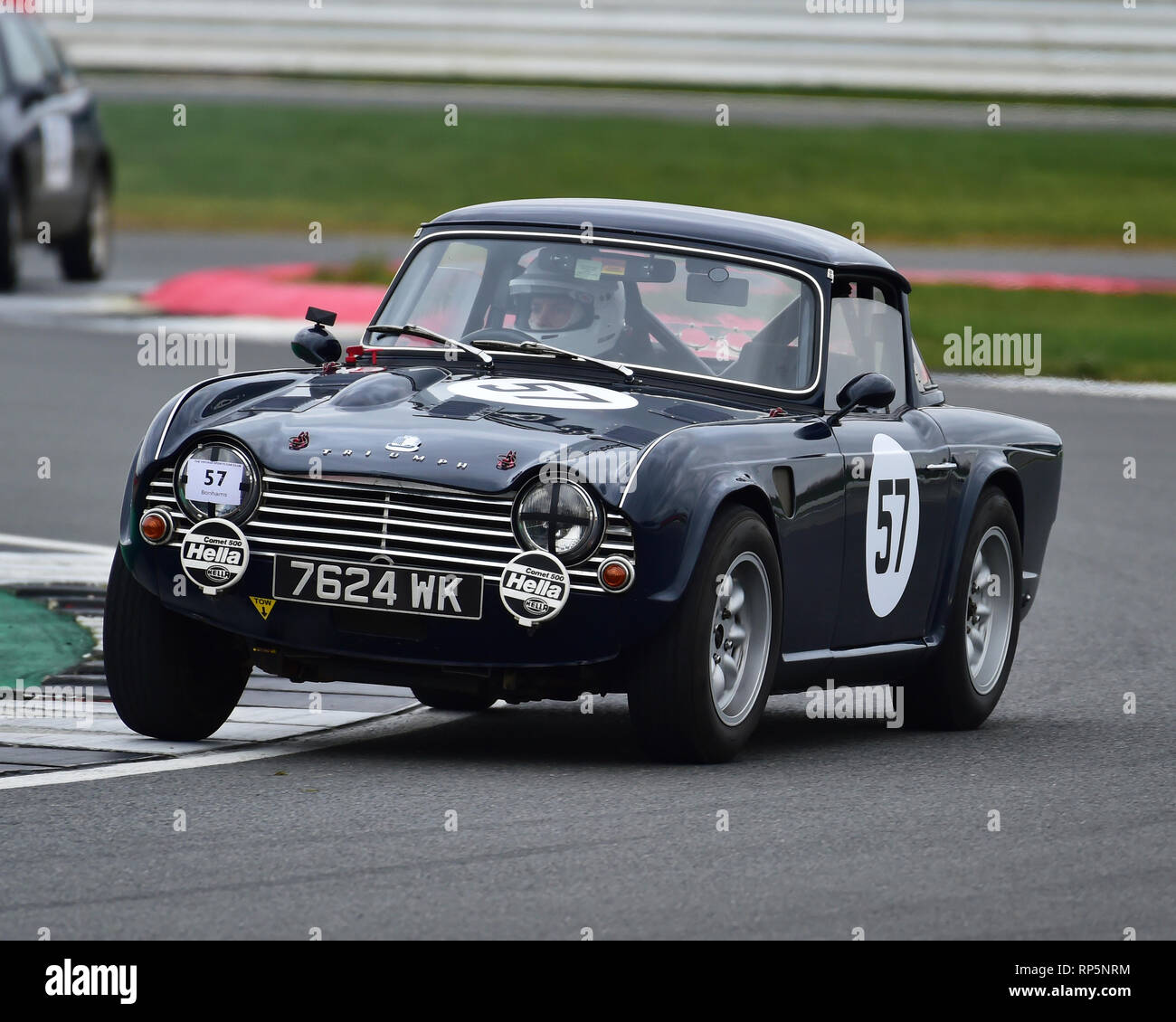 Alex Hurst, Triumph TR4, VSCC, Pomeroy Trophy, Silverstone, 16th ...
