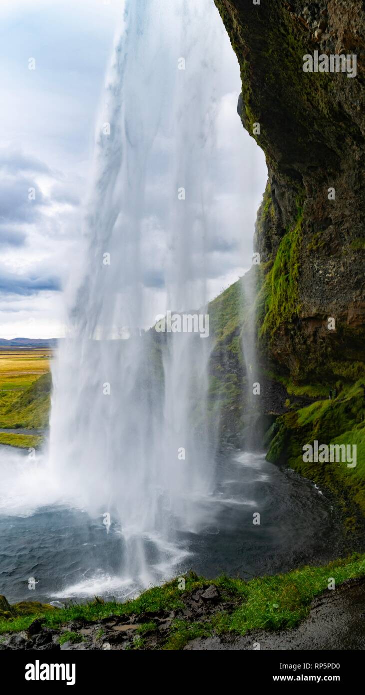 Waterfall in Iceland Stock Photo - Alamy