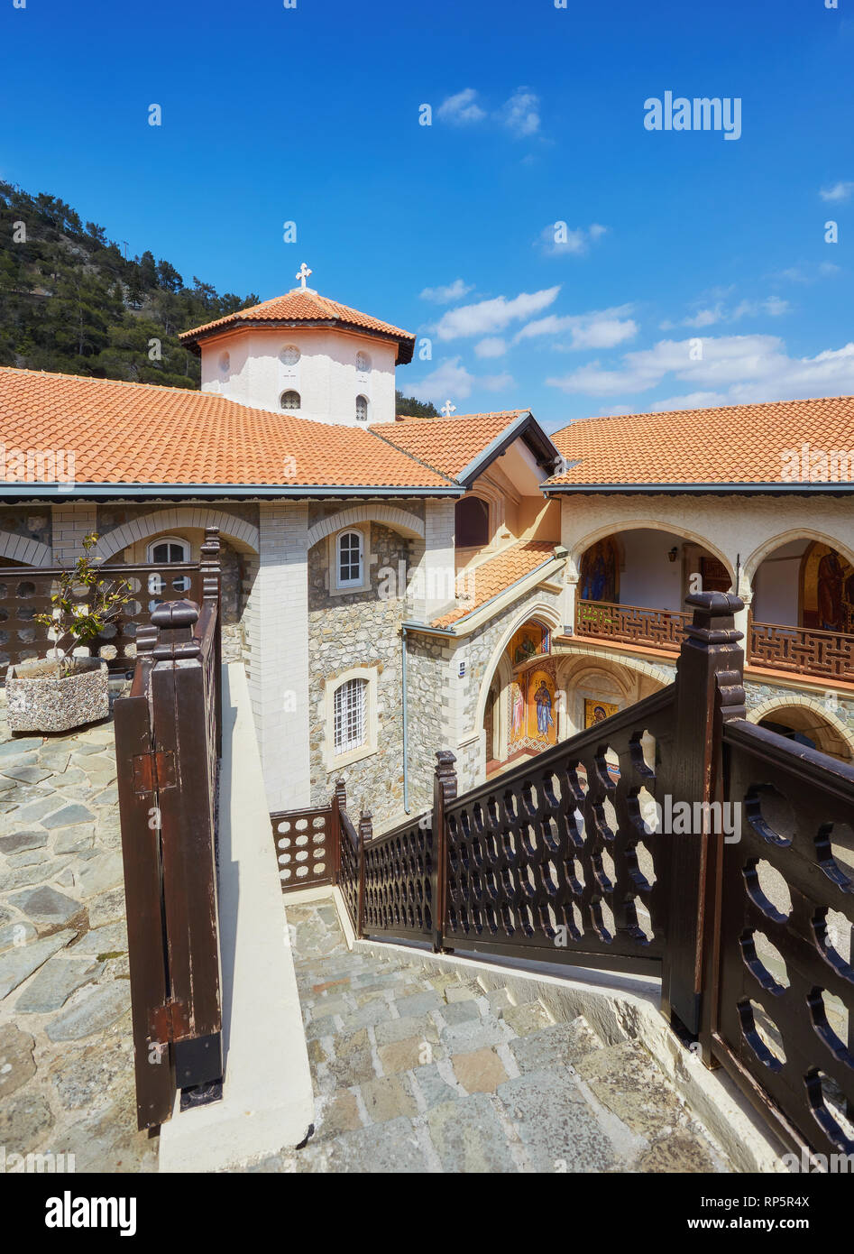 The holy monastery of the virgin of kykkos cyprus hi-res stock ...