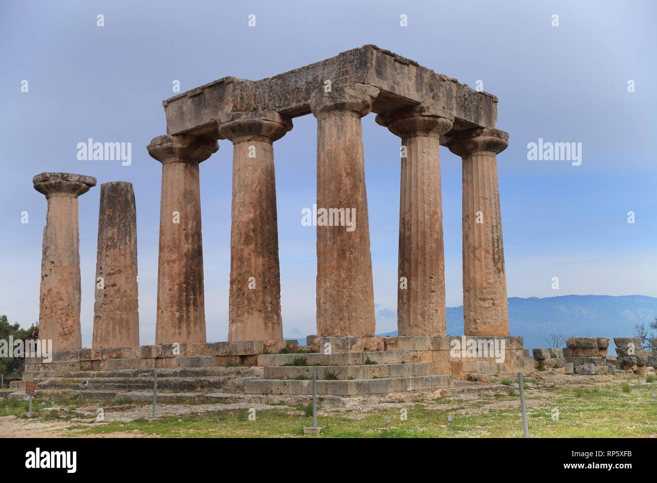Acrocorinth temple hi-res stock photography and images - Alamy