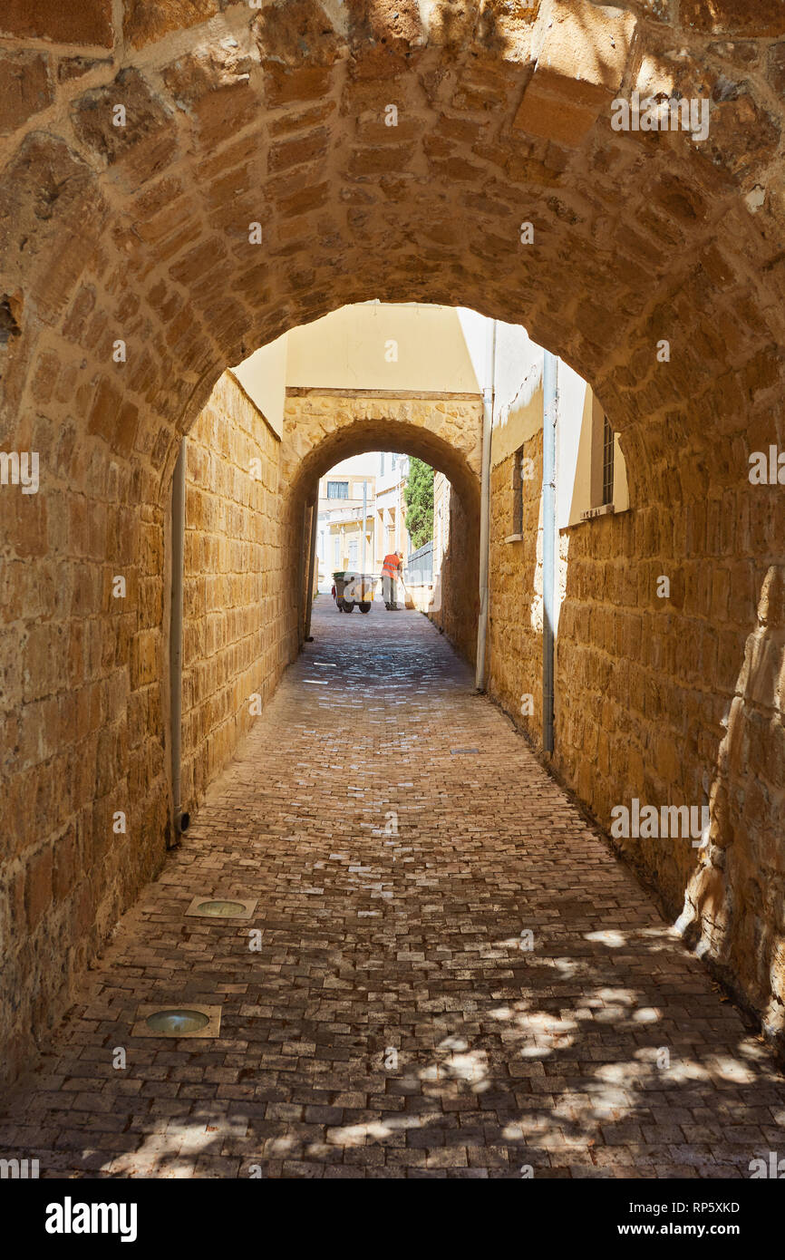 Old antique shop at popular tourist Arasta street. Nicosia, Cyprus ...