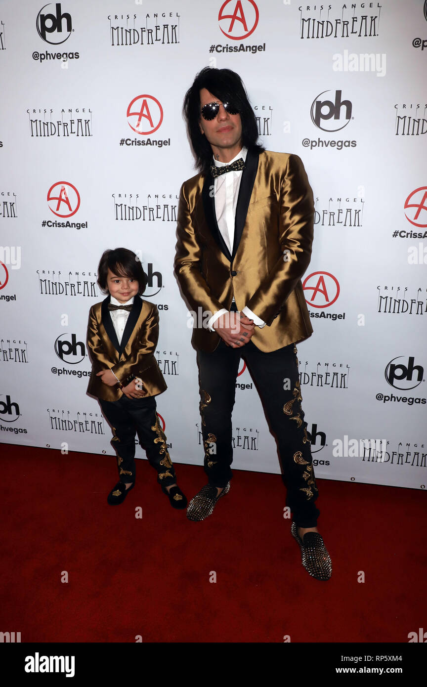 Celebrities attend the Criss Angel "Mindfreak" gala opening at Planet ...