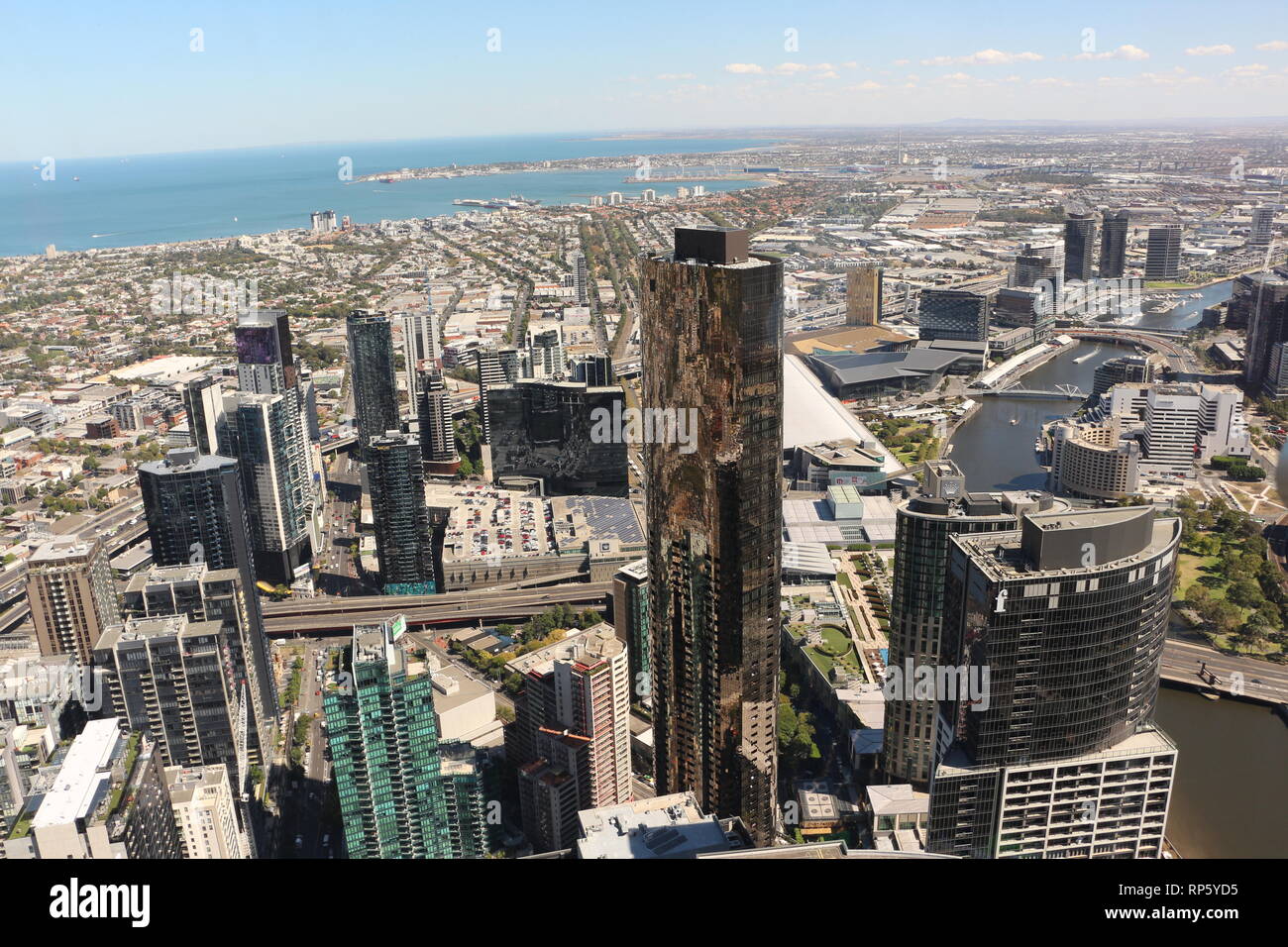 Melbourne City view Stock Photo - Alamy