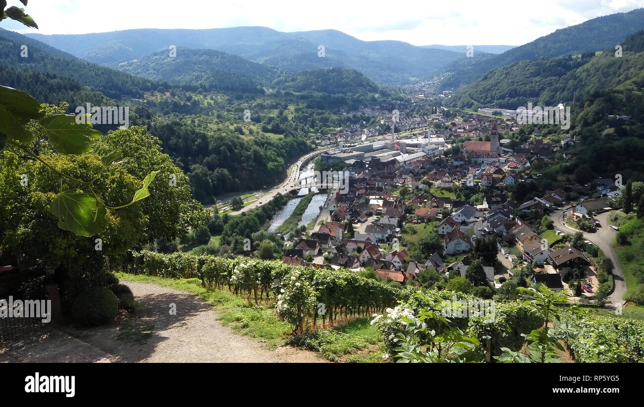 view from castle eberstein Stock Photo - Alamy