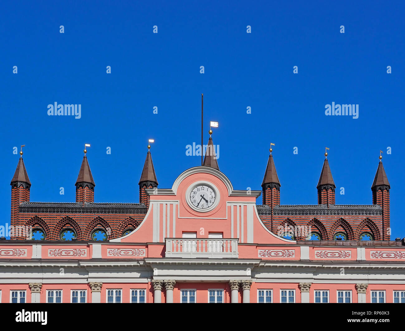 Rostock town hall hi-res stock photography and images - Alamy