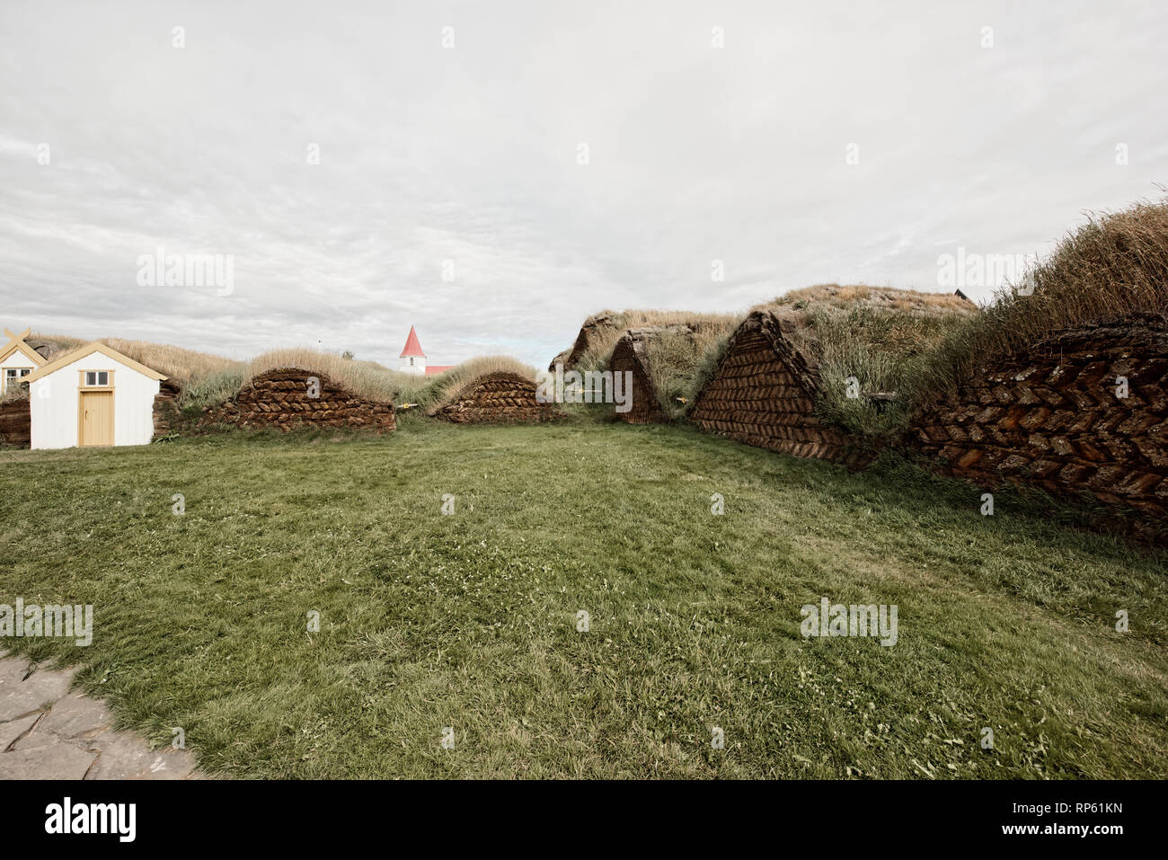 Wooden church Saurbær, Hvalfjörður, Hvanneyri, Mosfellsbæ, Iceland ...