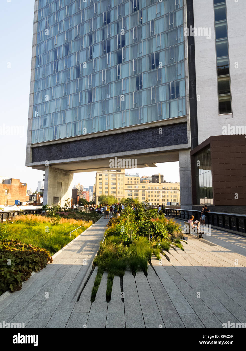 Building exterior architecture city life walking hi-res stock ...