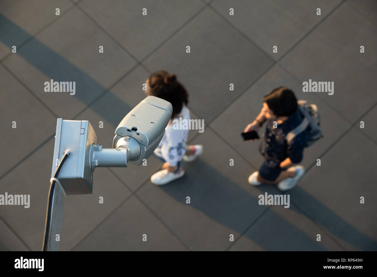 Cctv security camera on rooftop hi-res stock photography and images - Alamy