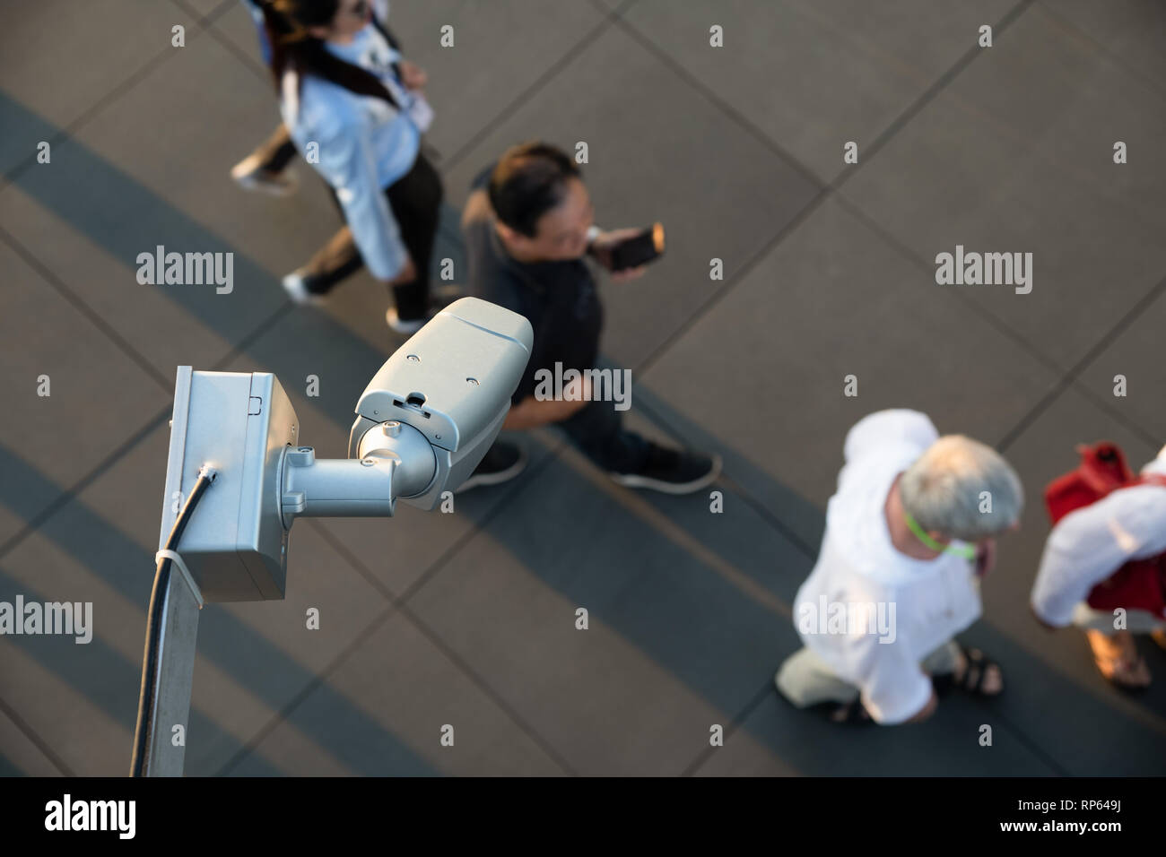 Cctv security camera on rooftop hi-res stock photography and images - Alamy