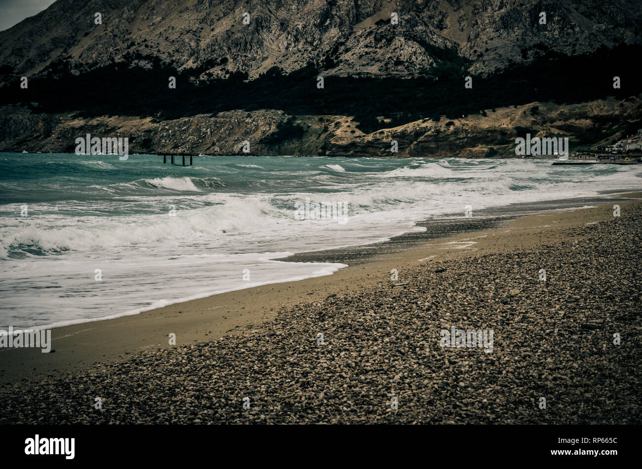 Scary beach hi-res stock photography and images - Alamy