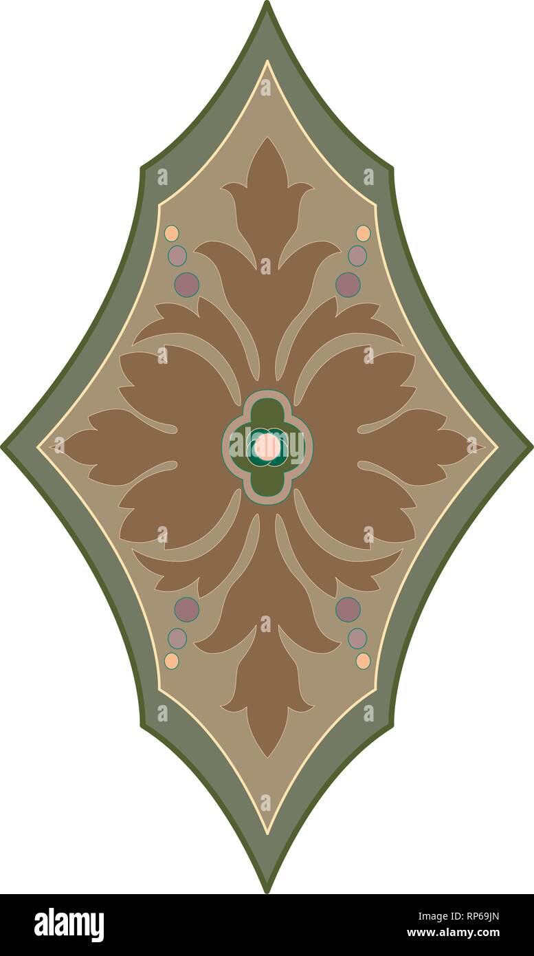 Arabic arabesque decorative texture Islamic ornamental colorful design ...