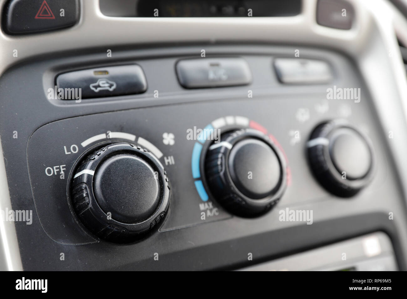 Vehicle climate controls on hi-res stock photography and images - Alamy