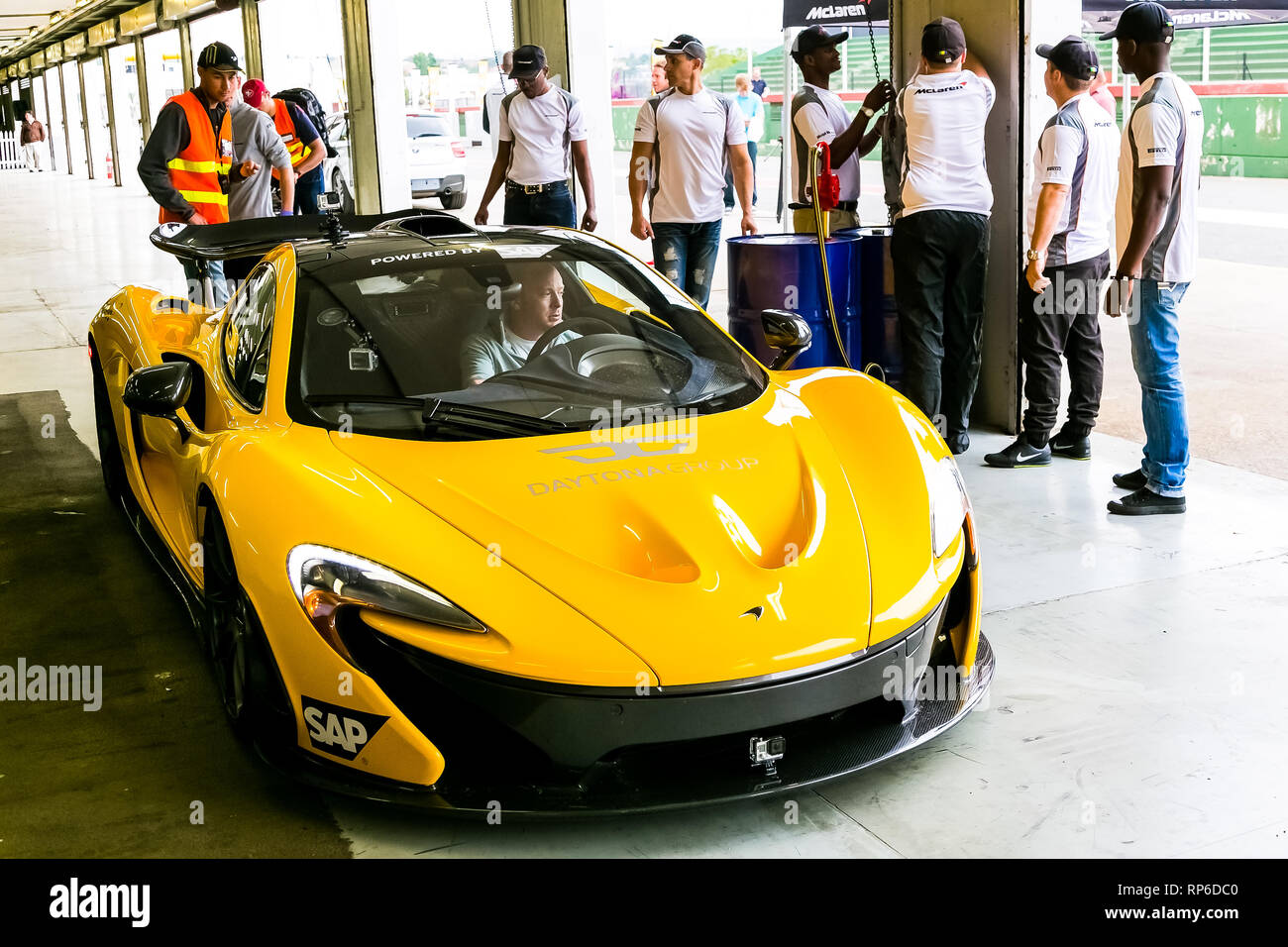 Johannesburg, South Africa - October 11 2014: McLaren Day at Kyalami ...