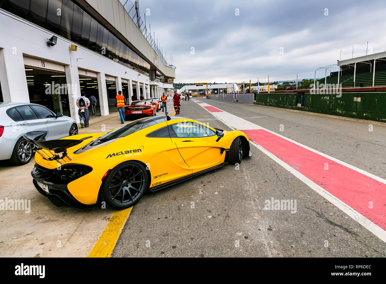 Johannesburg, South Africa - October 11 2014: McLaren Day at Kyalami ...