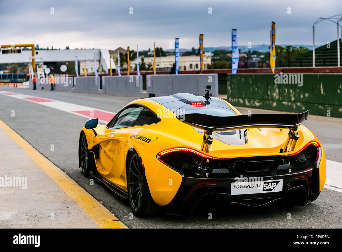 Johannesburg, South Africa - October 11 2014: McLaren Day at Kyalami ...