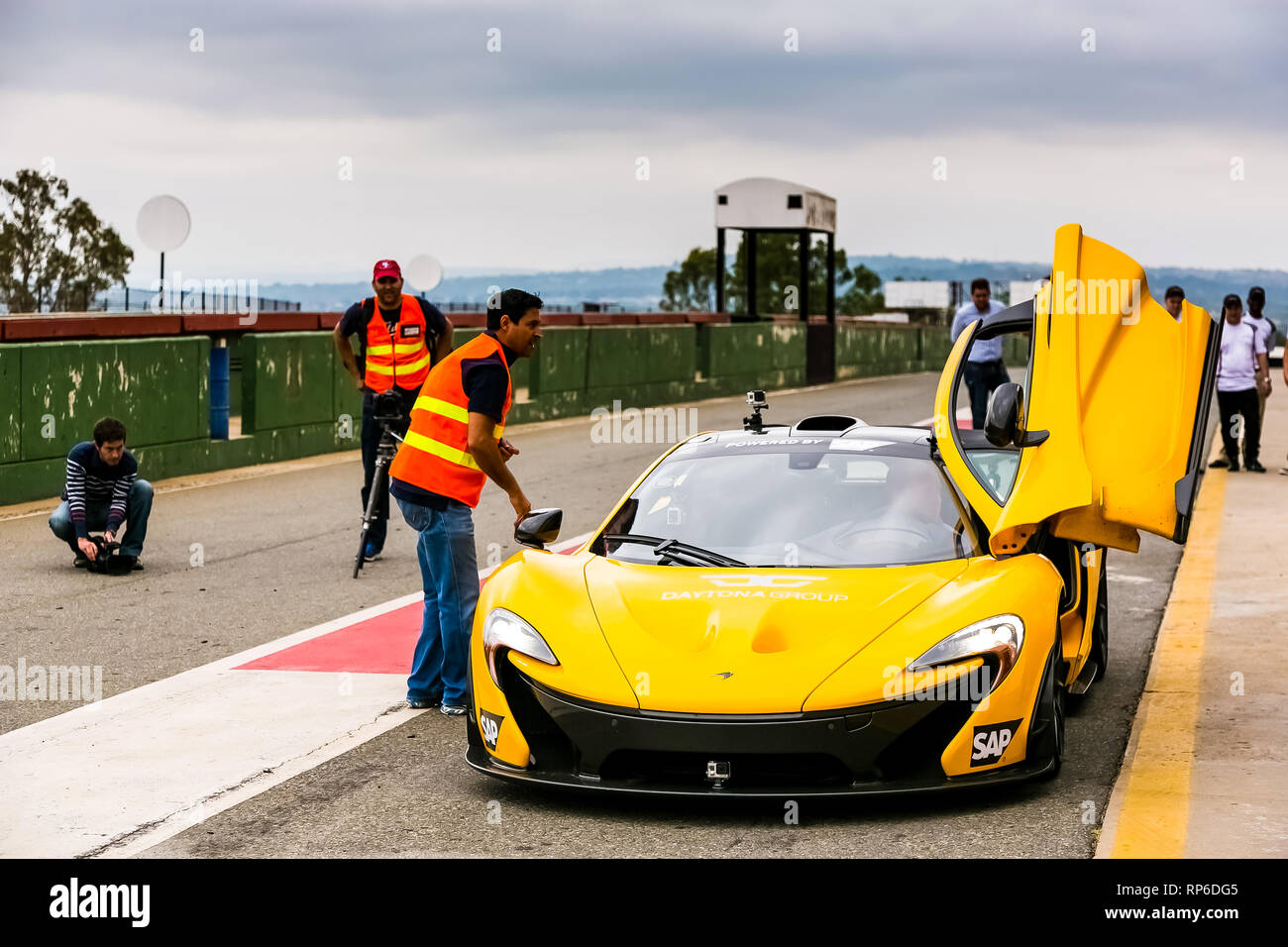 Johannesburg, South Africa - October 11 2014: McLaren Day at Kyalami ...