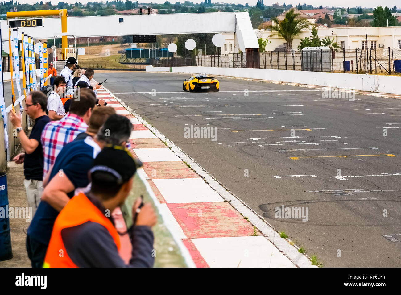 Johannesburg, South Africa - October 11 2014: McLaren Day at Kyalami ...