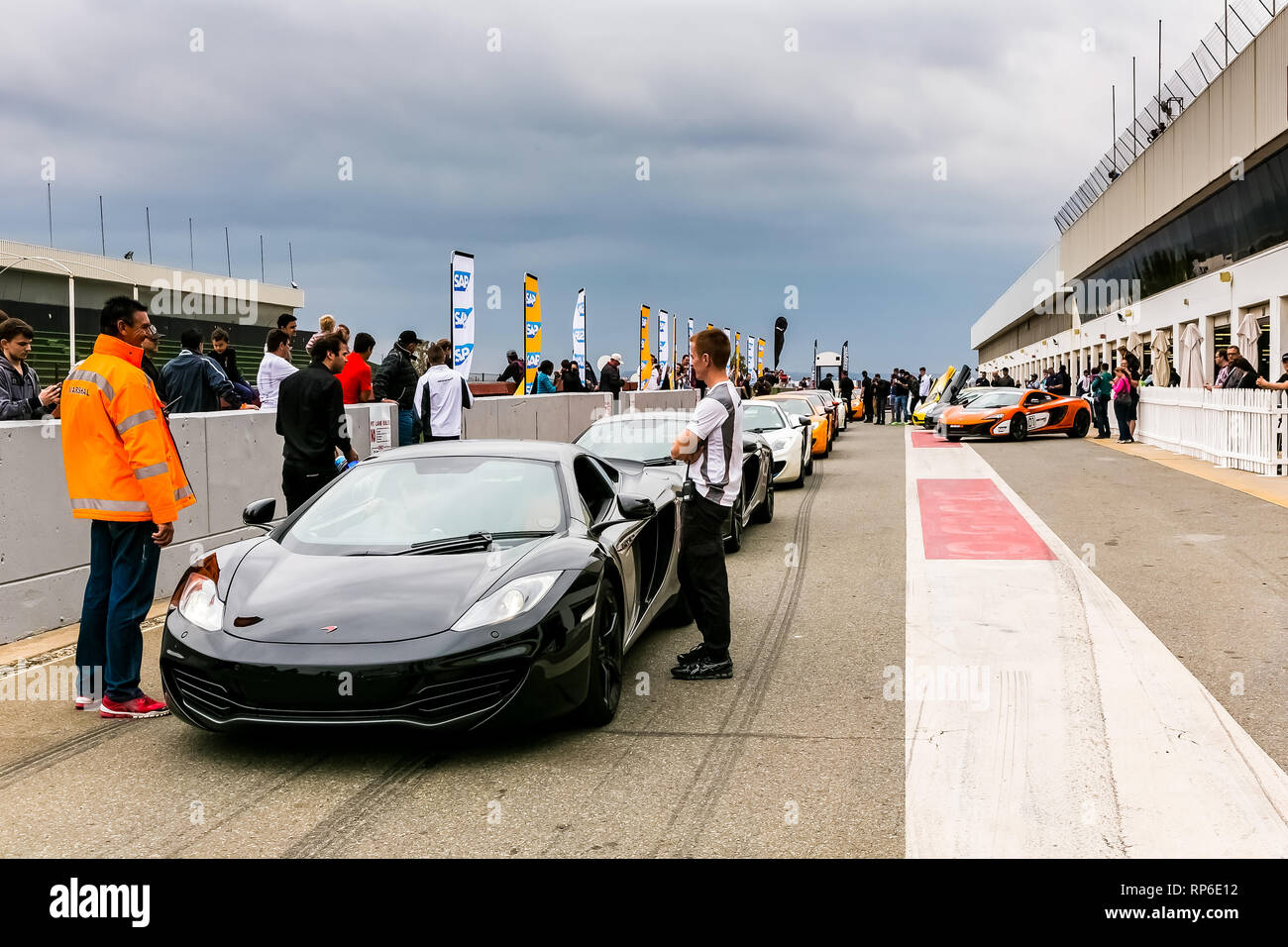 Johannesburg, South Africa - October 11 2014: McLaren Day at Kyalami ...
