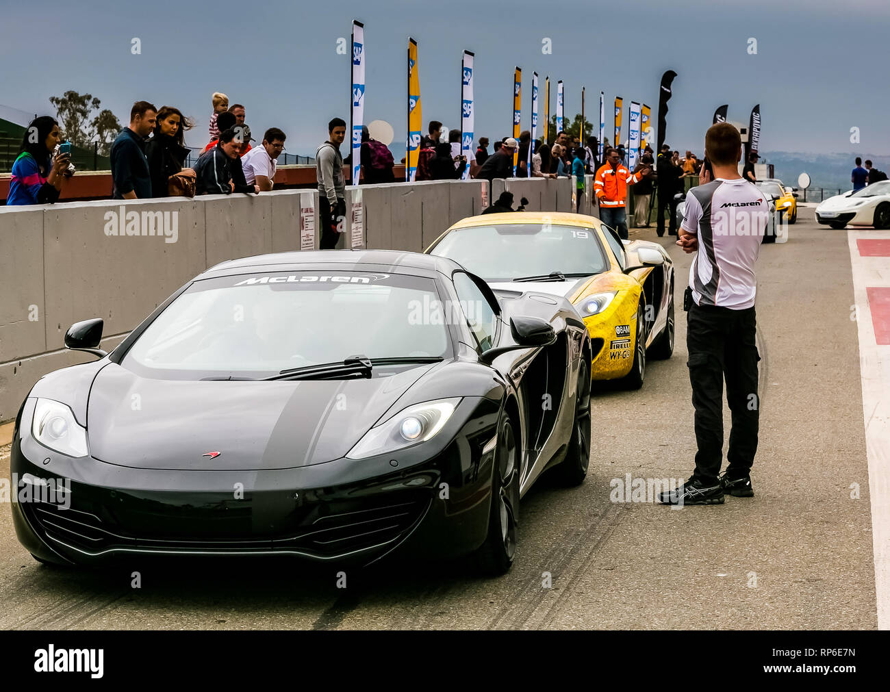 Johannesburg, South Africa - October 11 2014: McLaren Day at Kyalami ...