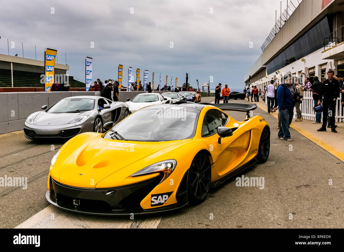 Johannesburg, South Africa - October 11 2014: McLaren Day at Kyalami ...
